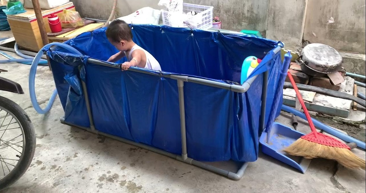 Cách làm bể bơi bằng bạt tại nhà đơn giản và chi tiết nhất